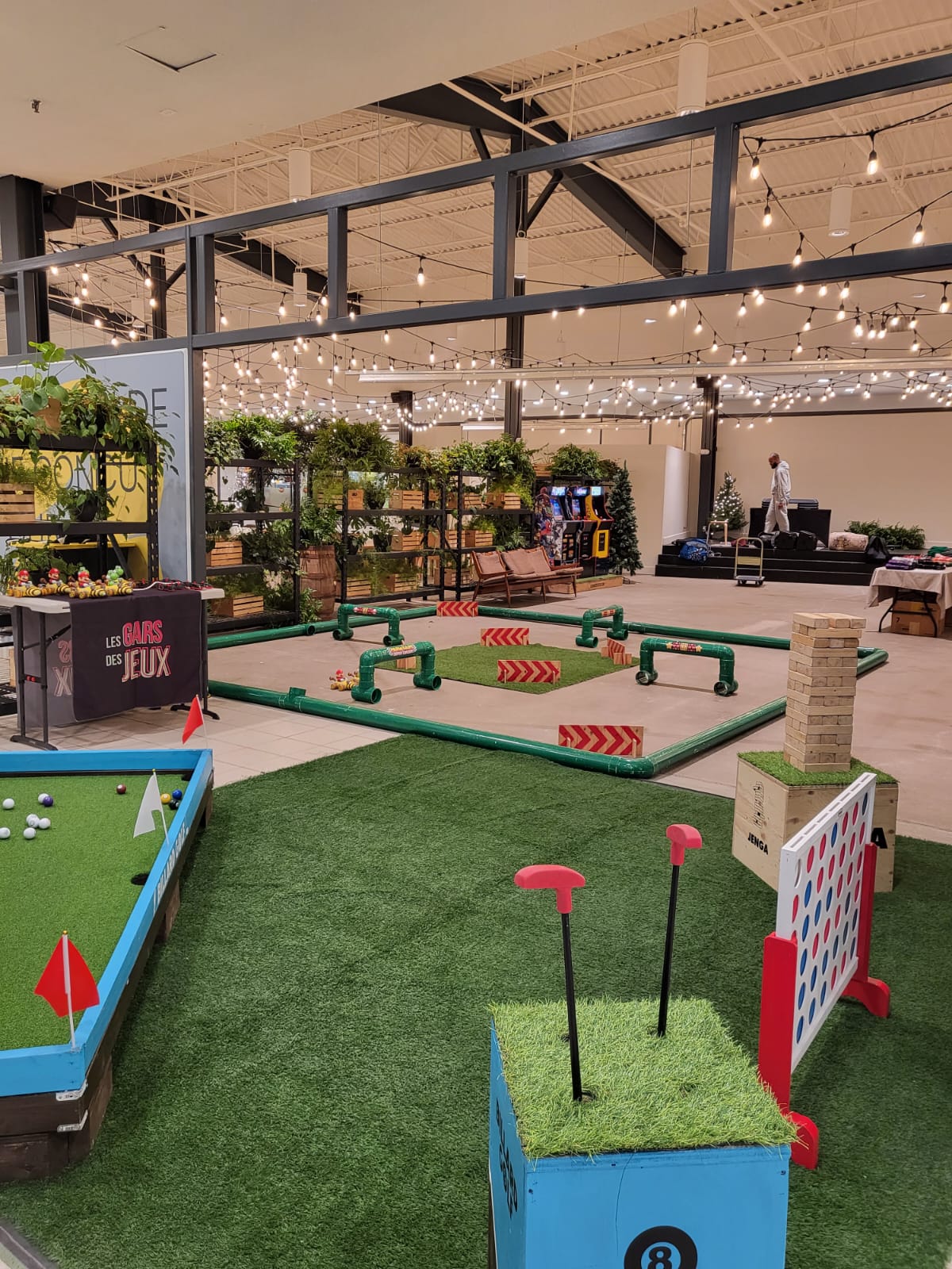 Billard Golf - Location de jeux géants Les gars des jeux